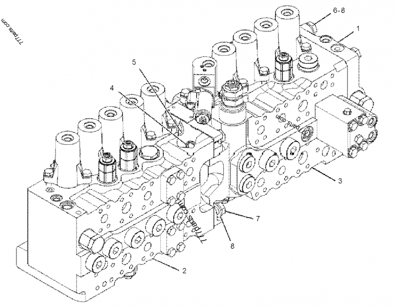 259-7464 VALVE GP-MAIN CONTROL - EXCAVATOR Caterpillar 320D | 777parts.com