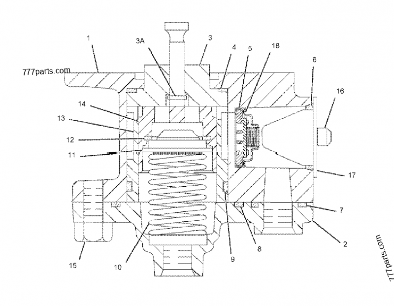 4N-3287 PUMP GP-FUEL PRIMING - TRACK-TYPE TRACTOR Caterpillar D7G2 ...