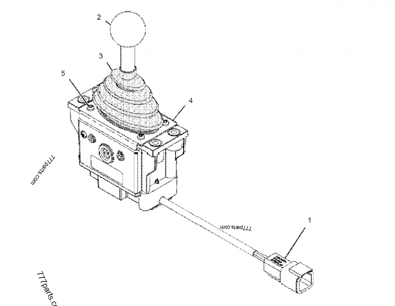 243-3166 CONTROL GP-HANDLE -LIFT, TILT, AUXILIARY - WHEEL-TYPE LOADER ...