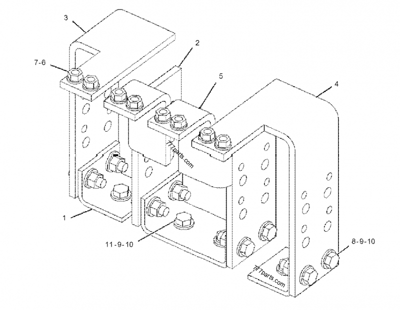 276-5978 BUS BAR AS - ENGINE - GENERATOR SET Caterpillar C32 | 777parts.com