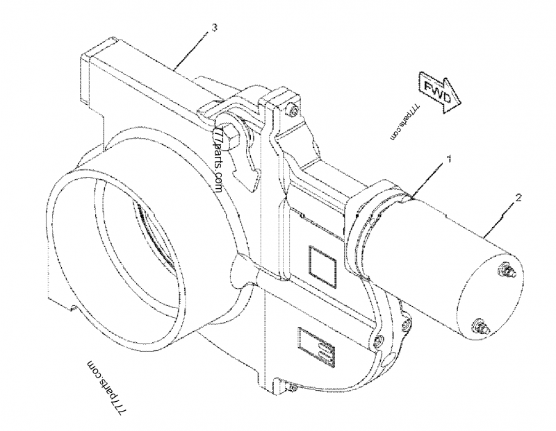 272-7094 SHUTOFF GP-AIR -INLET, RH - ENGINE - GENERATOR SET Caterpillar ...