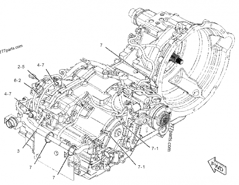 265-6523 WIRING GP-TRANSMISSION CONTROL - TELEHANDLER Caterpillar ...