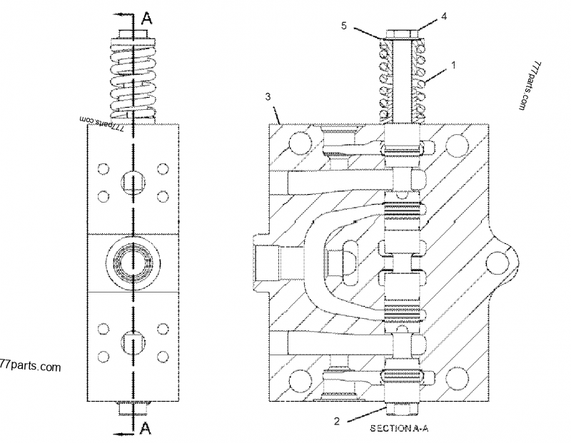 153-5244 VALVE GP-CONTROL -WITHOUT COVERS, HOUSINGS - ENGINE - MACHINE ...