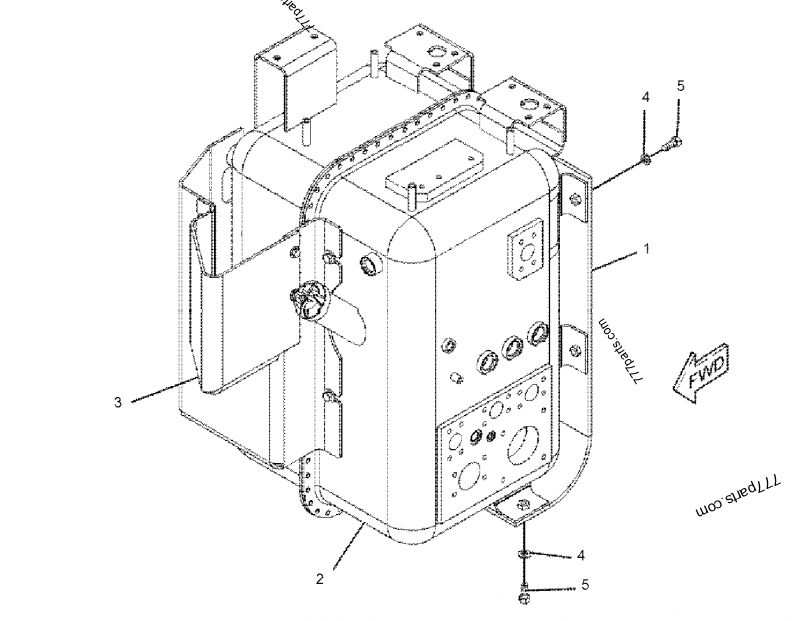 270-8438 GUARD GP-FUEL & HYDRAULIC TANK - WHEEL-TYPE LOADER Caterpillar ...