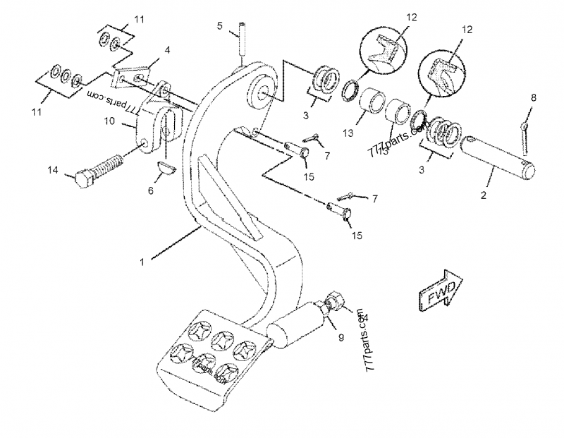 308-0176 CANOPY AR-OPEN ROPS - TRACK-TYPE TRACTOR Caterpillar D6G2 LGP ...