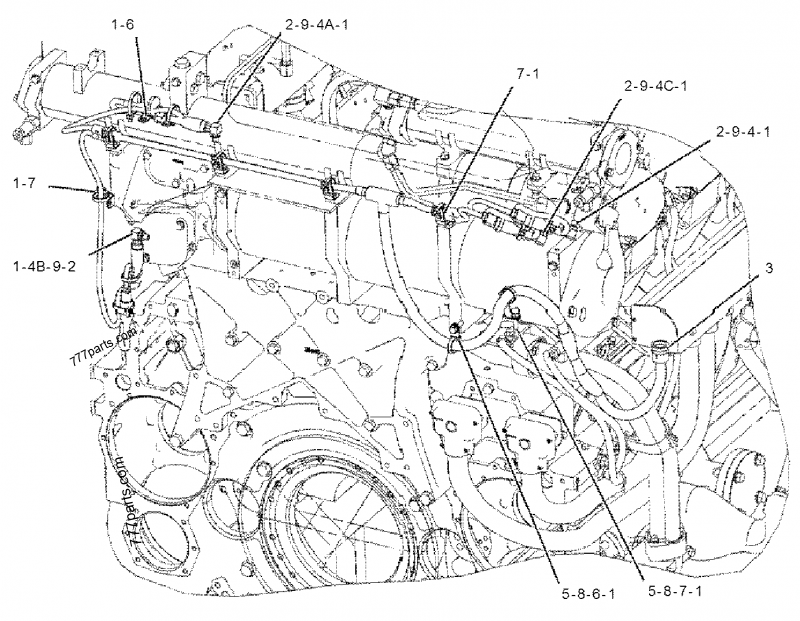 298-3831 WIRING GP-GENERATOR -CONTROL PANEL-ANNUNCIATOR - ENGINE ...