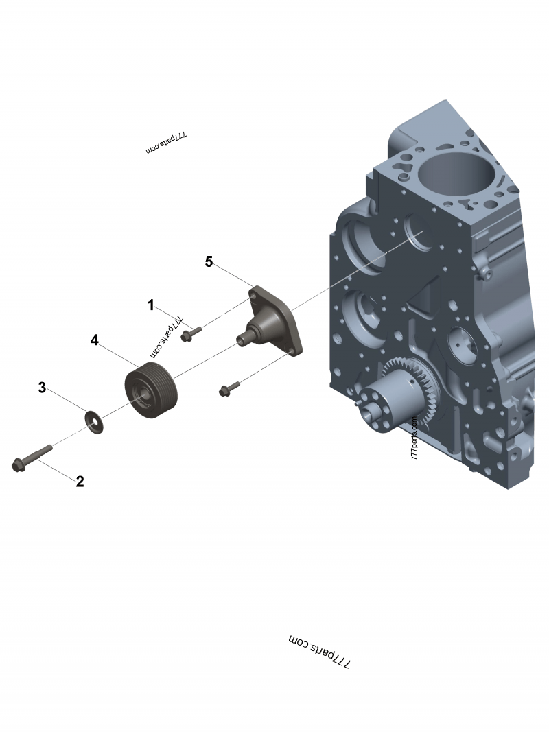 Water Pump Drive - Engines Cummins ISB/ISD4.5 CM2150 SN (D323018BB32 ...