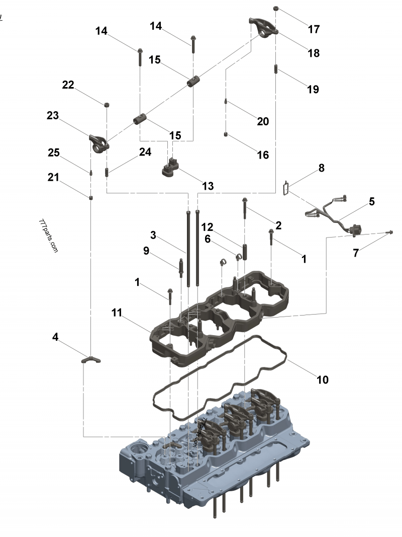 Rocker Lever - Engines Cummins ISB/ISD4.5 CM2150 B119 (D323018BB42 ...