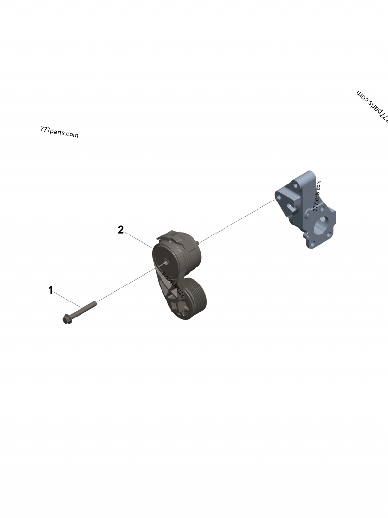 Belt Tensioner - Engines Cummins ISB/ISD4.5 CM2150 B119 (D323018BB42 ...