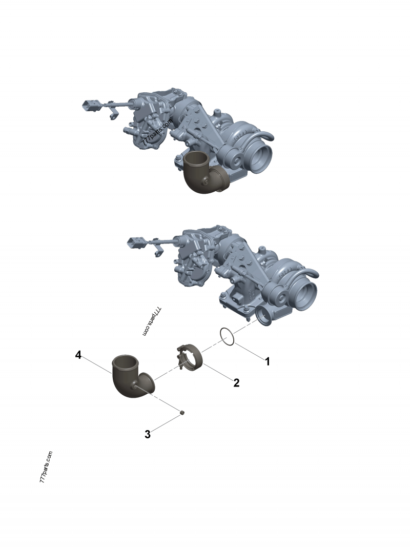Air Transfer Connection - Engines Cummins QSF3.8 CM2350 F118 ...