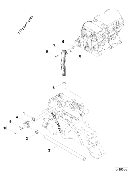 Crankcase Breather - Engines Cummins ISB/ISD4.5 CM2150 SN (D323002BU29 ...