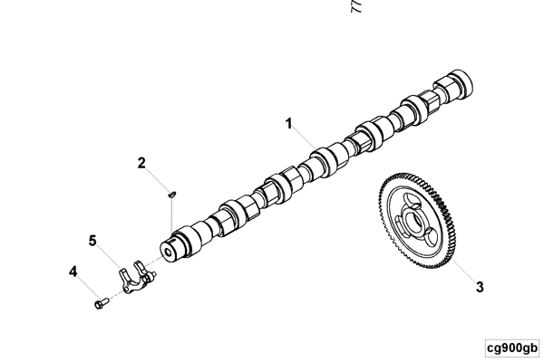Camshaft - Engines Cummins 6B5.9 (D403005BX02) | 777parts.com