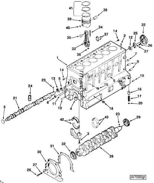 Cylinder Block - Engines Cummins 6A3.4 (D471006DX02) | 777parts.com