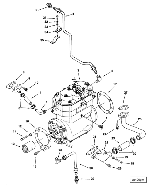 Air Compressor - Engines Cummins K19 (D193086LX02) | 777parts.com