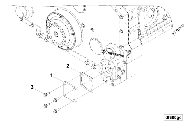 Front Gear Train ACC MTG - Engines Cummins QSK60G (D843001GX03 ...