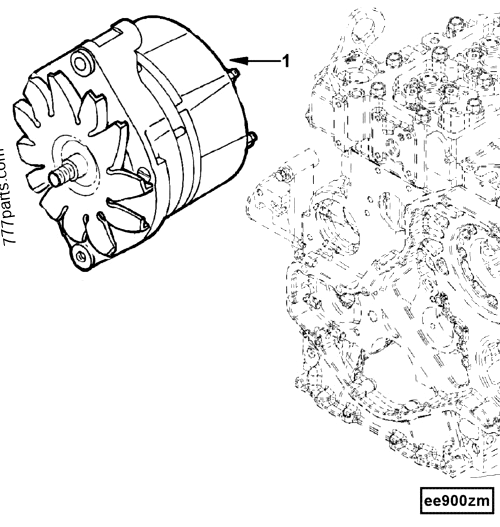 Alternator - Engines Cummins ISB/ISD4.5 CM2150 SN (D323002BU12 ...