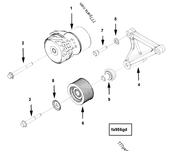 Fan Drive - Engines Cummins ISX12/ISX11.9 CM2250 (D0K3001BV01 ...