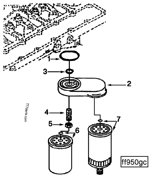 Fuel Filter - Engines Cummins 6B5.9 (D403023PX02) | 777parts.com