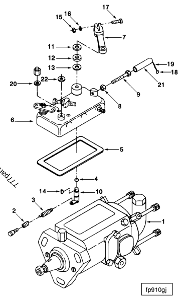 CAV Injection Pump - Engines Cummins 6B5.9 (D401006GE22) | 777parts.com