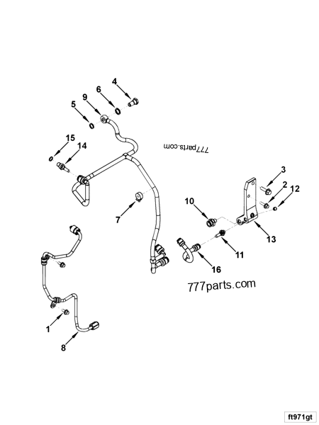 Fuel Plumbing - Engines Cummins ISB/ISD4.5 CM2150 SN (D323002BU29 ...