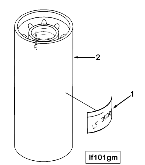 Lube Oil Filter - Engines Cummins N14 CELECT (D093611BB13) | 777parts.com