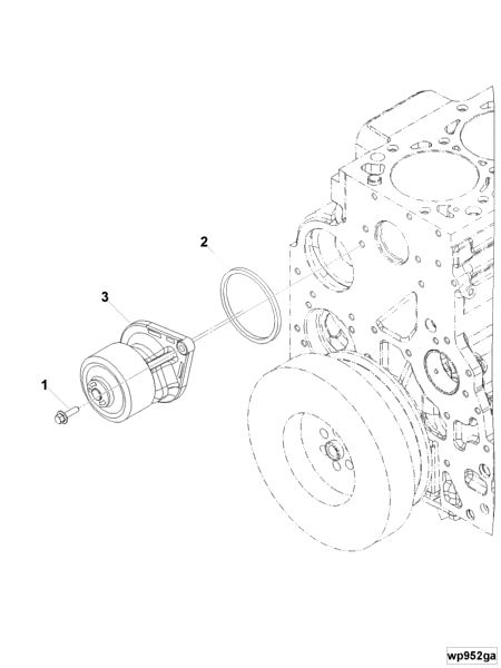 Water Pump - Engines Cummins ISB/ISD4.5 CM2150 SN (D323002BU29 ...