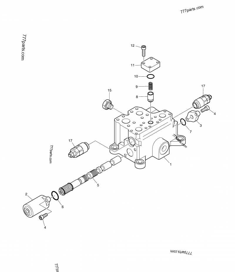 CONTROL VALVE - ARTI.BOOM - CRAWLER EXCAVATOR Doosan DX300LC | 777parts.com