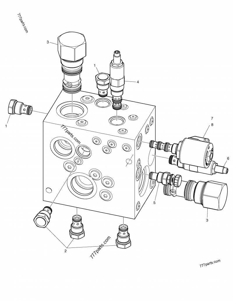 SHOCKLESS VALVE - LIS - WHEEL LOADER Doosan DL400 | 777parts.com