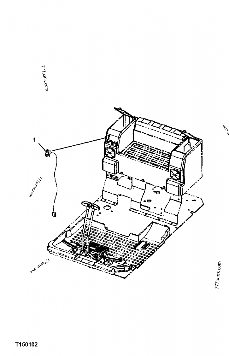 REAR WORK LIGHT SWITCH - FORESTER Hitachi ZAXIS (ZAXIS350 Forester ...