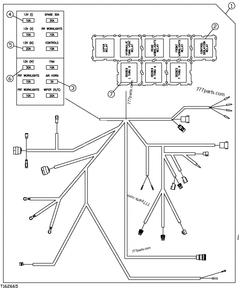 VALVE IN HEAD CONTROL WIRING HARNESS COMPONENTS - FORESTER Hitachi ...