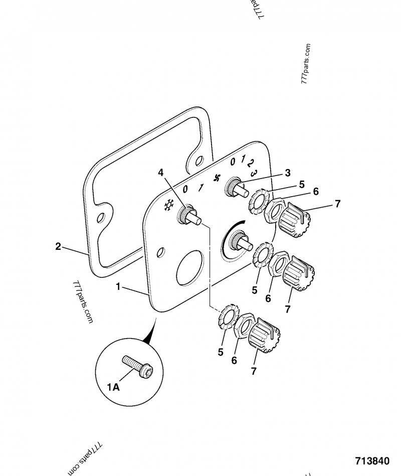 SWITCHES, AIR-CON CONTROLS - AGRICULTURAL JCB 541-70 (LOADALL, 531/70 ...