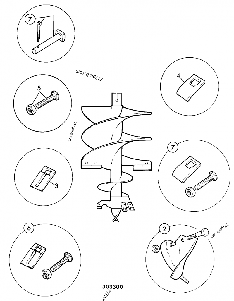 EARTH DRILL, ATTACHMENTS, TS SERIES - AGRICULTURAL JCB 3CX CONTRACTOR ...