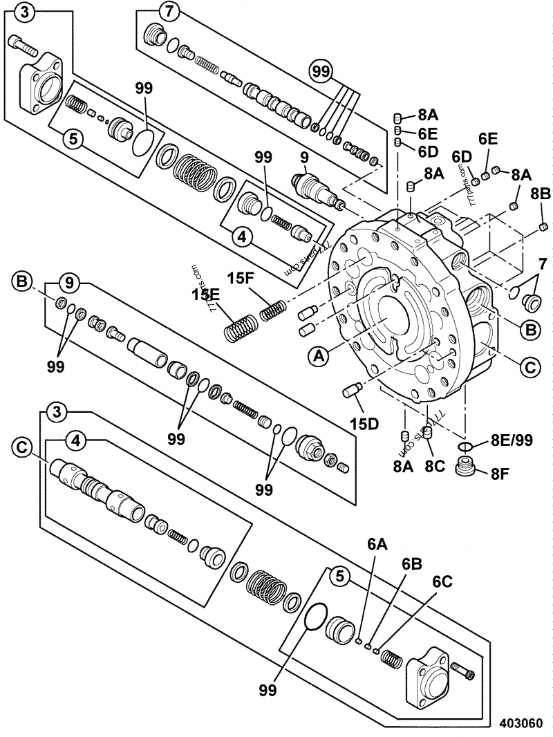 MOTOR, TRACK,FIG 2 - CONSTRUCTION JCB JS330-AUTO (CRAWLER EXCAVATOR JP ...