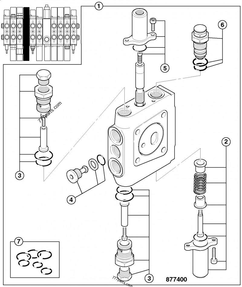BOOM SWING, SECTION - AGRICULTURAL JCB 8035ZTS (PARTS CATALOGUE, 8025 ...