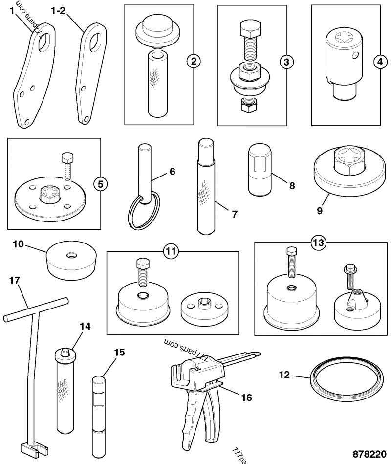 SERVICE TOOLS - AGRICULTURAL JCB 320/40310 (JCB DIESELMAX OWNER PARTS ...