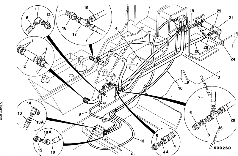 CIRCUIT, NEUTRAL, HOT CLIMATE - JCB INDIA JCB 526 (LOADALL, 9802/7910 ...