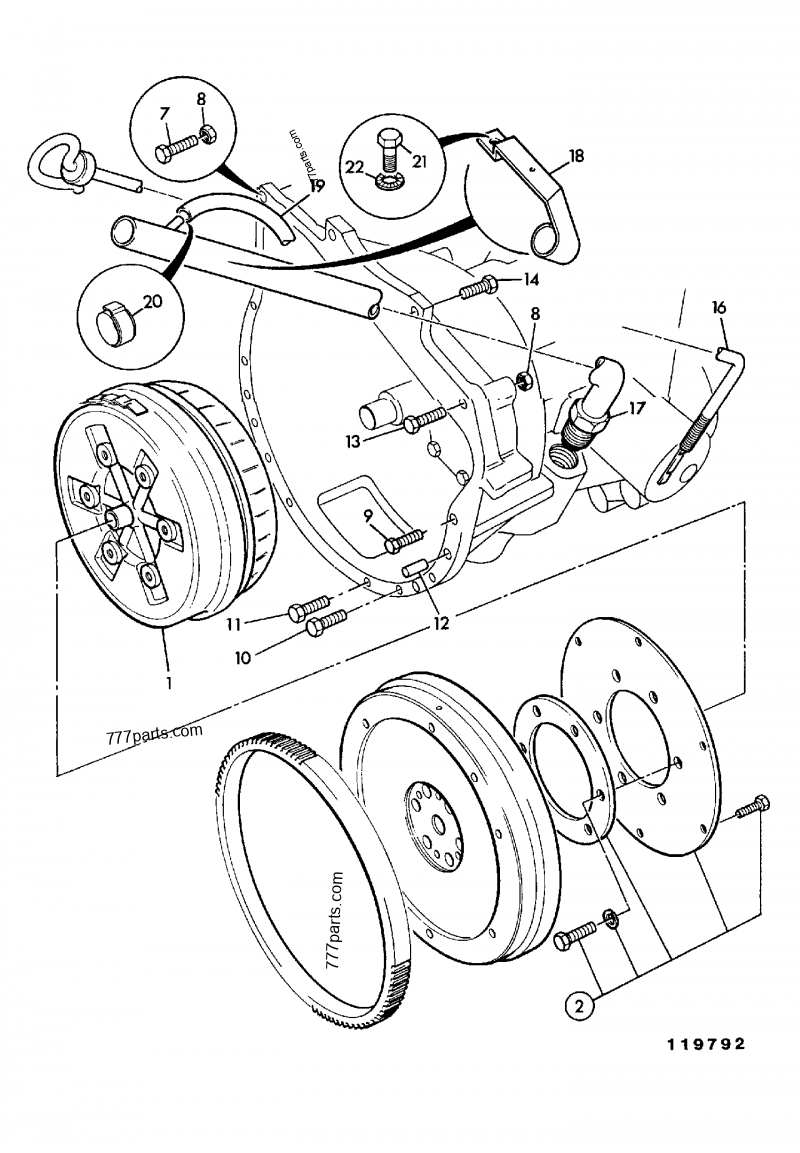 TORQUE CONVERTER, DRIVE PLATE KIT, & TRANSMISSION - AGRICULTURAL JCB ...