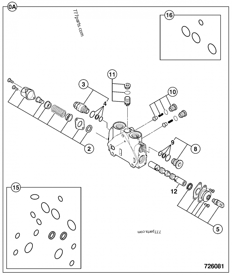 VALVE.FORK SECTION, (FLOW SHARE) - AGRICULTURAL JCB 540S XL (LOADALL ...