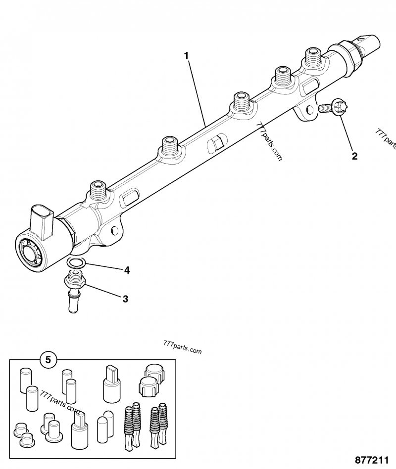 FUEL RAIL - JCB INDIA JCB 320/40111 (JCB DIESELMAX OWNER PARTS BOOK ...