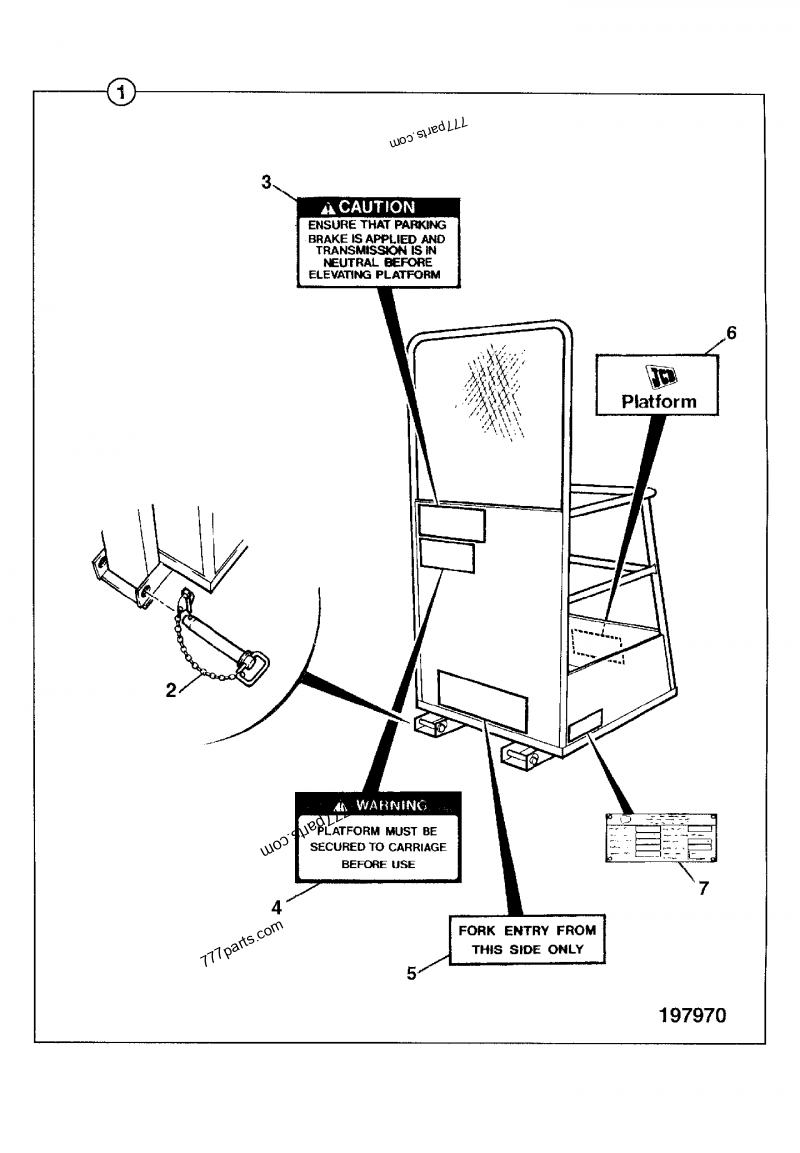MAN PLATFORM, UK & SPAIN ONLY - AGRICULTURAL JCB 530-110PLACEACE ...