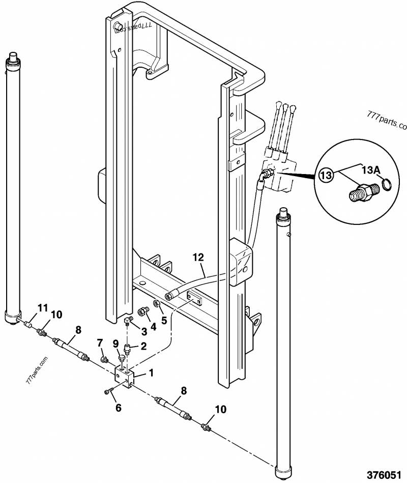 CIRCUIT, 3.66M DUPLEX MAST - CONSTRUCTION JCB RTFL926-2T2 (RTFL PARTS ...