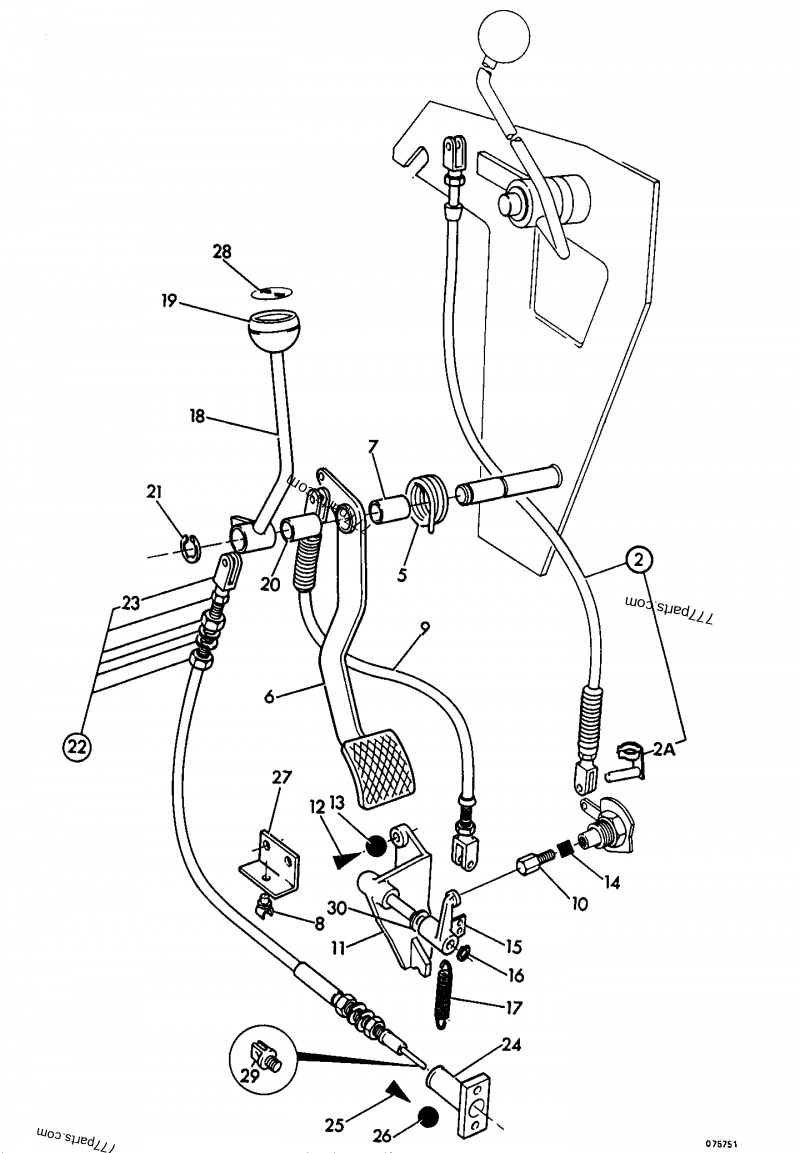 CONTROLS, FORWARD &, REVERSE - CONSTRUCTION JCB 1550B-2WD (BACKHOE ...