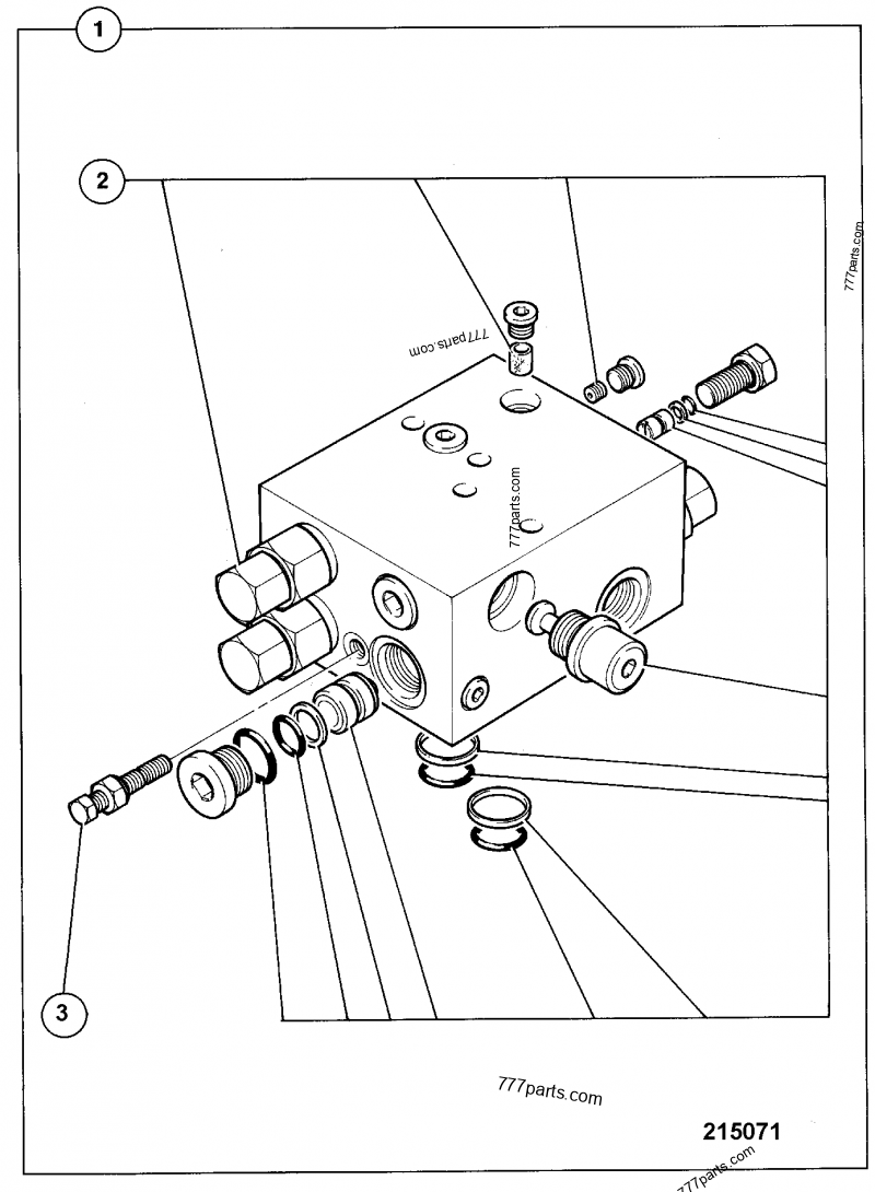 VALVE, REGENERATIVE - CONSTRUCTION JCB 509-42 (LOADALLS 506-36,507 ...