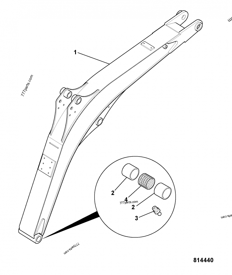 BOOM, ASSEMBLY - AGRICULTURAL JCB 8035ZTS (PARTS CATALOGUE, 8025/30/35 ...