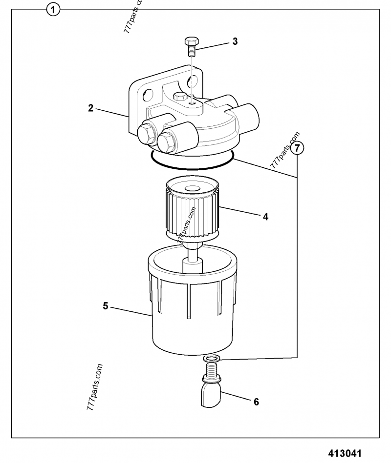 FILTER, FUEL SEDIMENT - CONSTRUCTION JCB 214e-LL (ECONOMY BACKHOE ...