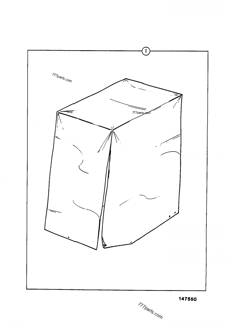 CAB COVER - CONSTRUCTION JCB 506C-HL (LOADALL 508C,506C & 506C-HL, 9802 ...