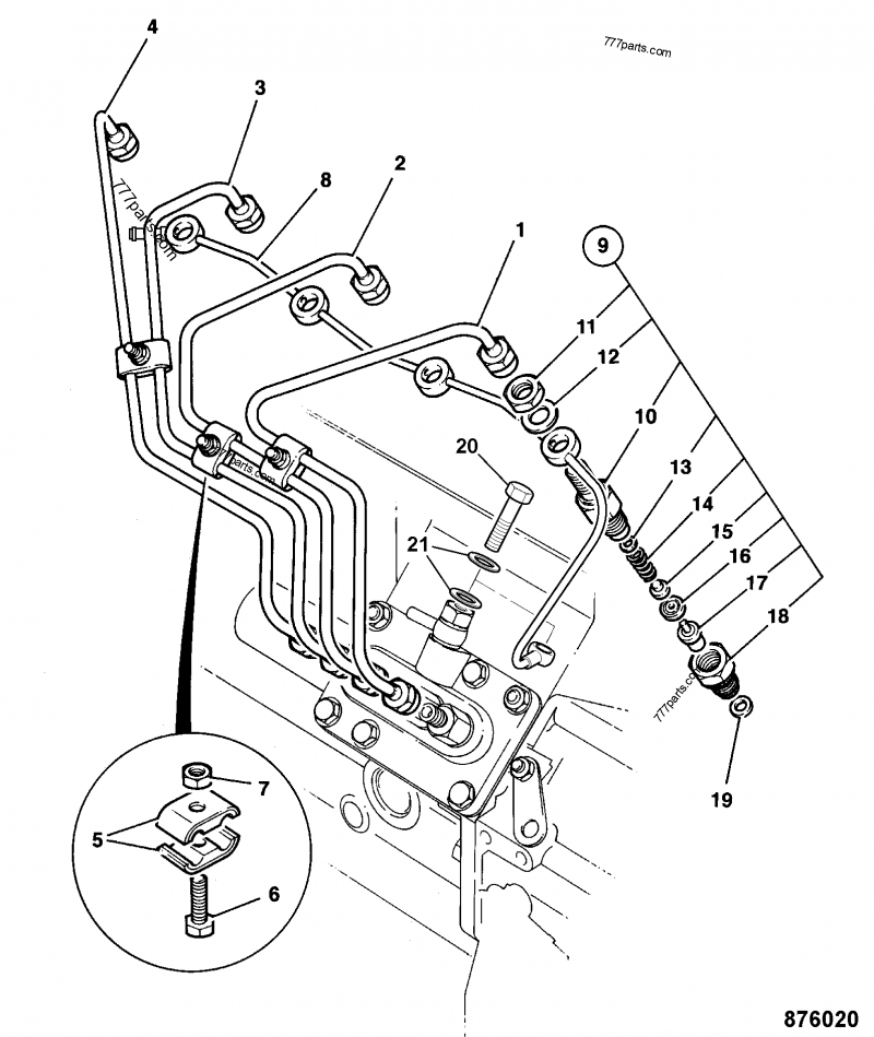 INJECTORS, FUEL &, INJECTION PIPES - AGRICULTURAL JCB TLT 30D 4WD ...