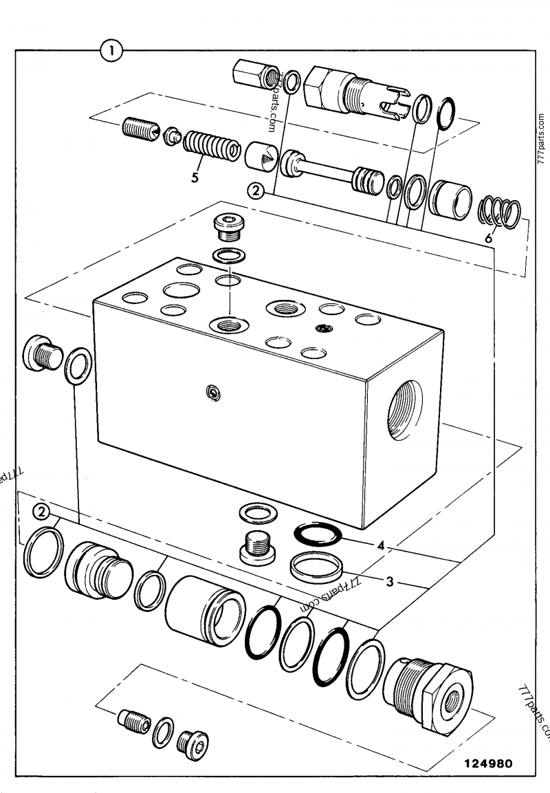 VALVE, CHECK, HOSE BURST, BOOM - CONSTRUCTION JCB 812-Super (CRAWLER ...
