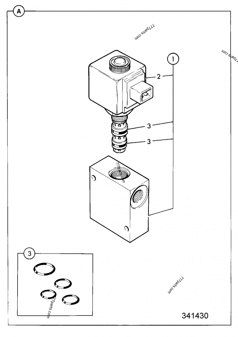 VALVE,SOLENOID, SERVO LOCKOUT - CONSTRUCTION JCB ROBOT-1110T (ROBOT ...