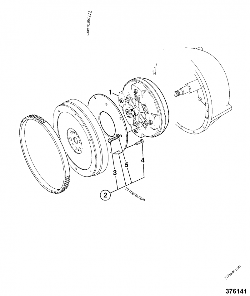 TORQUE CONVERTER, 84 HP ENGINES, W300 3.01 RATIO - CONSTRUCTION JCB 3CX ...